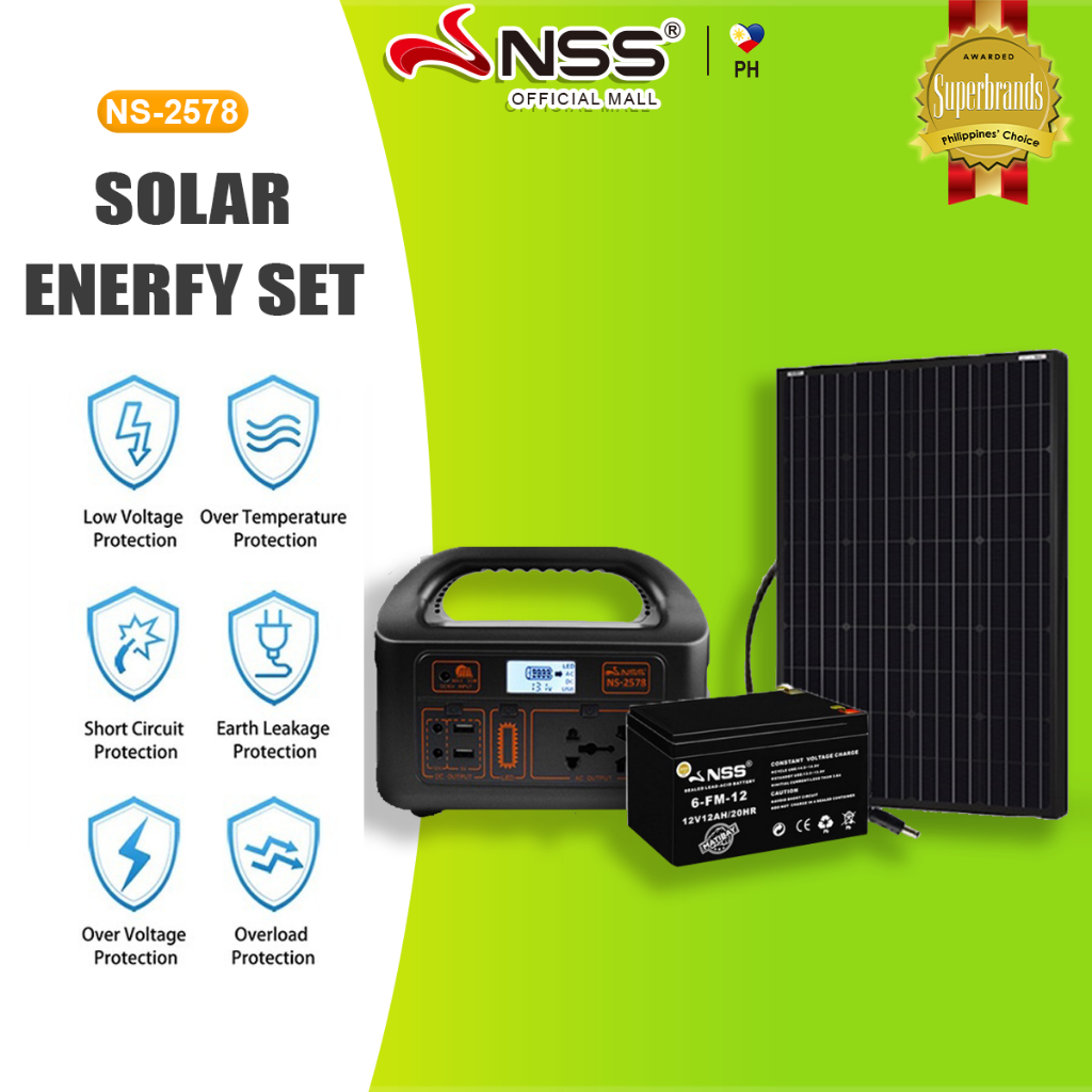 NSS power station 3 in 1 solar generator 150w 12000mah with 20w solar ...