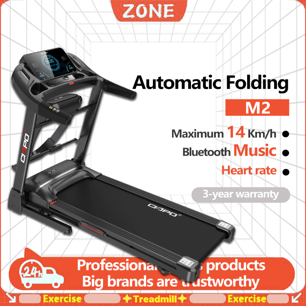 Treadmill Electric Heavy Duty Portable Threadmill With Music Massager ...