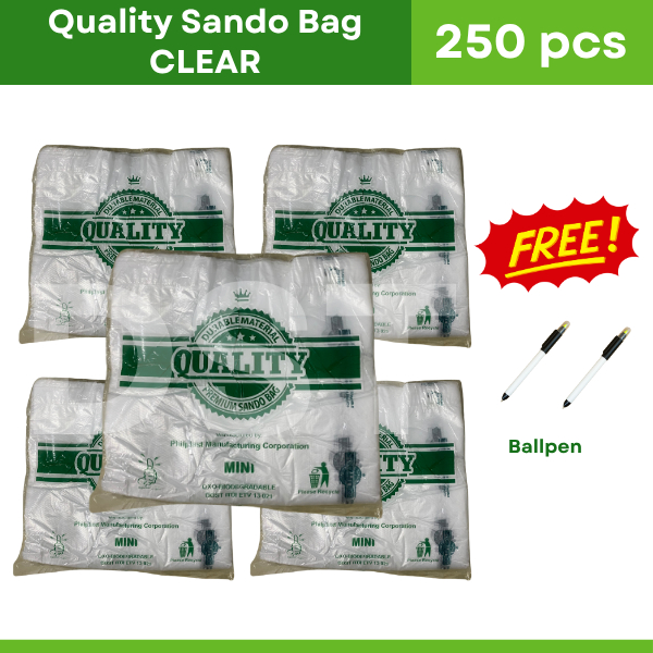 Quality Plastic Sando Bag Clear Makapal | Mini Tiny Medium Large ( 5 ...