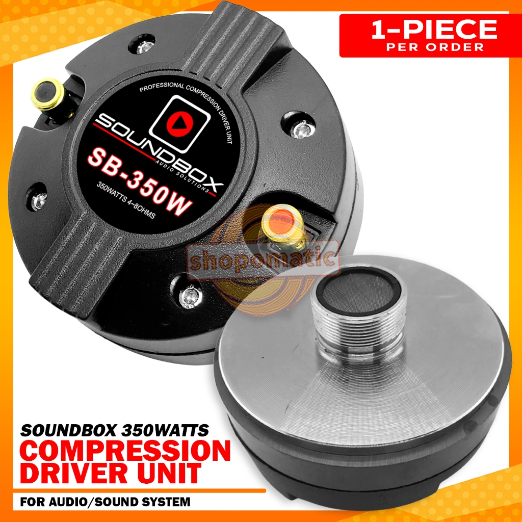 SHOPO 350W Compression Driver Unit – JBL/Peavey Quality Tweeter for PA ...