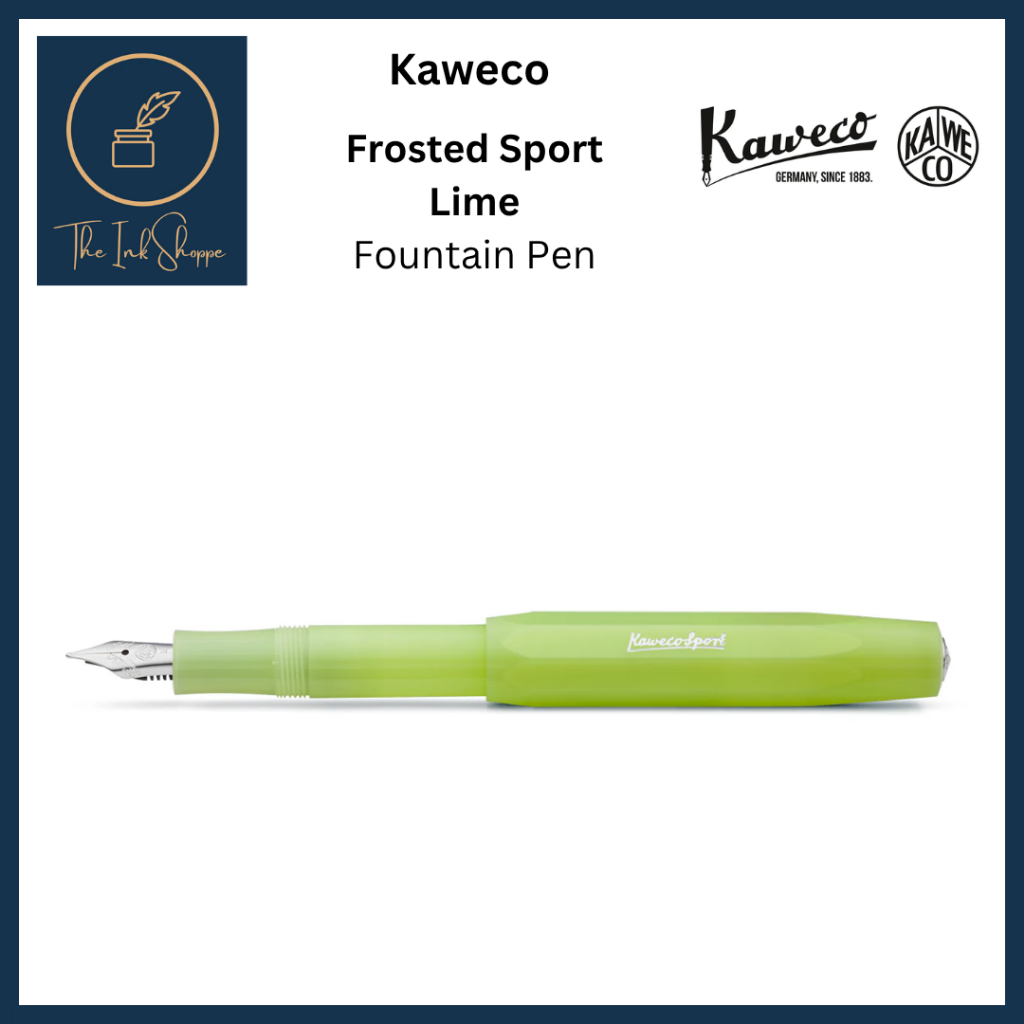 Kaweco Frosted Sport Lime Fountain Pen | Shopee Philippines