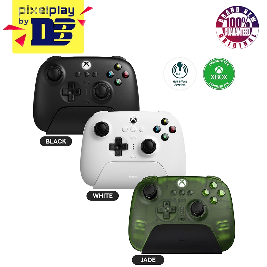 8Bitdo Ultimate 3-Mode Controller For Xbox + Game Pass Code (81HB) (Black, White, Jade) | Shopee ...
