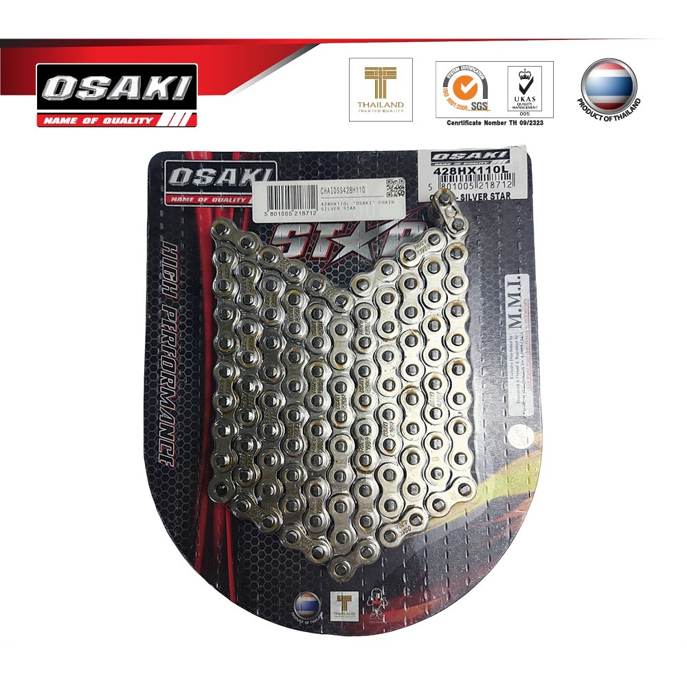OSAKI Silver Star Roller Chain (Made in Thailand 100% Original ...