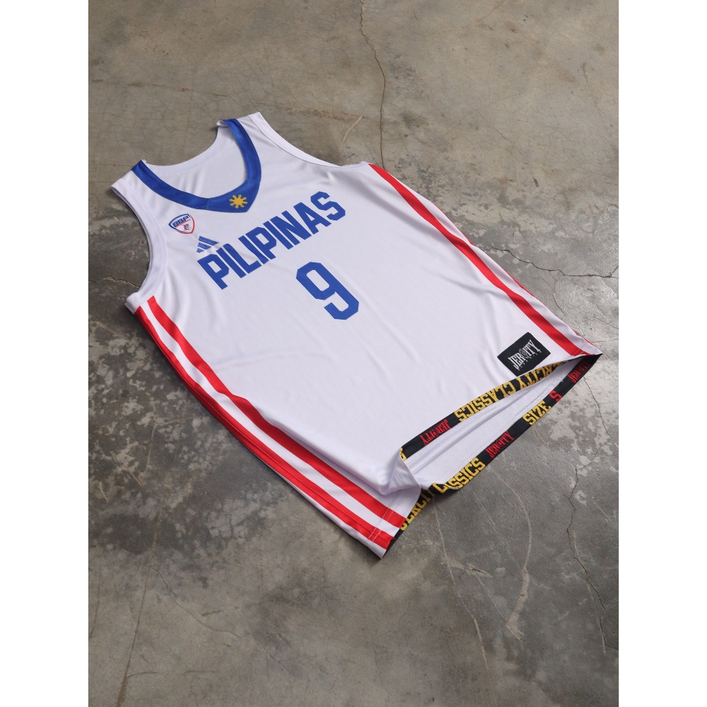 GILAS 2025 PILIPINAS SCOTTIE THOMPSON #9 WHITE | JERCITY CLASSICS ...