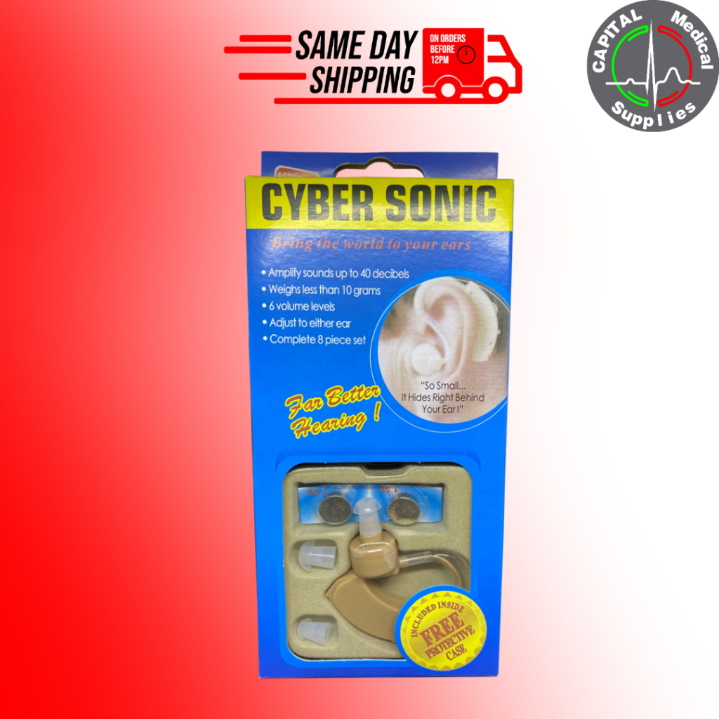 Original Cyber Sonic BTE Hearing Aid Personal Sound Amplifier Ear ...