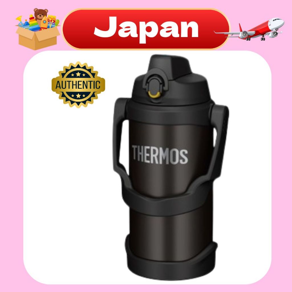 Thermos Water Bottle Vacuum Insulated Sports Jug 2L Black FJQ-2000 BK Direct from Japan | Shopee ...