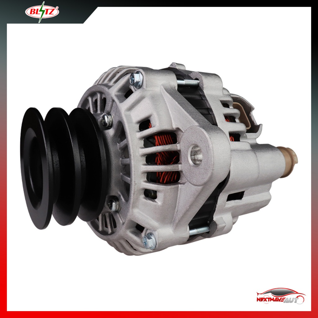 MITSUBISHI FUSO 4D33 ALTERNATOR ASSEMBLY 24V / 45A DOUBLE PULLEY BLITZ ...