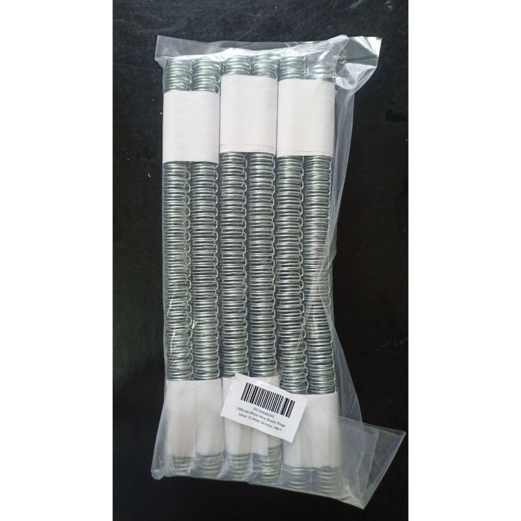 Officom Metal Wire Binder Rings Silver, Rose Gold, Black, White 15.9mm ...