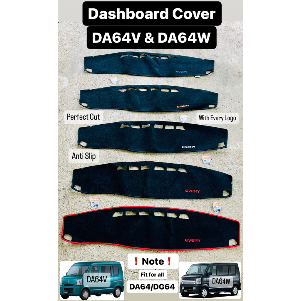 Dashboard Cover DA64V & DA64W Suzuki Every Minivan(Shop No.2) | Shopee ...