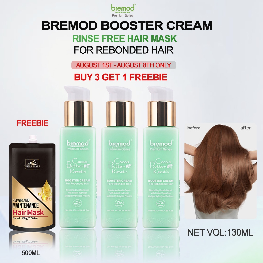 Bremod Rinse Free Hair Mask Booster Cream for Rebonded Hair Repair ...