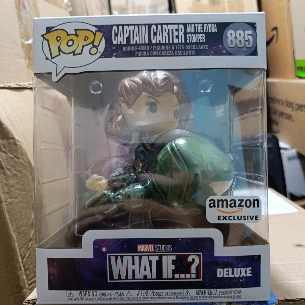 Funko Pop Marvel - Captain Carter and the Hydra Stomper 885 Amazon ...