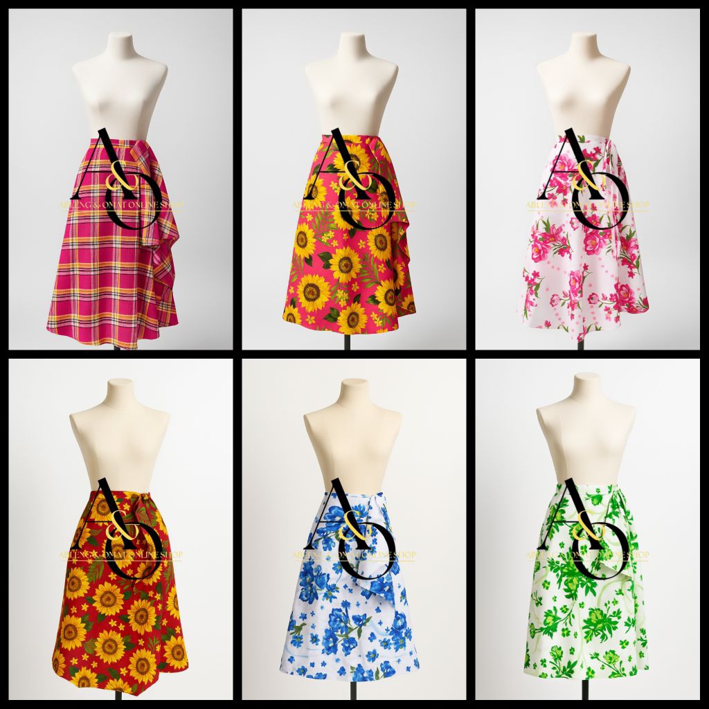 Buwan ng Wika Saya / Patadyong Skirt Wrap Around (with Scarf & Bandana ...