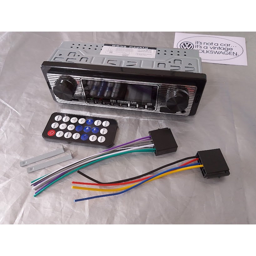 Volkswagen Beetle Radio Classic Mp3, usb, Fm-am, Bluetooth | Shopee ...