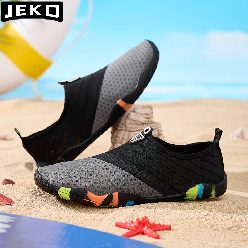 JEKO Aqua Shoes Unisex-Outdoor Slip-On Quick-Drying Water Sport Socks ...