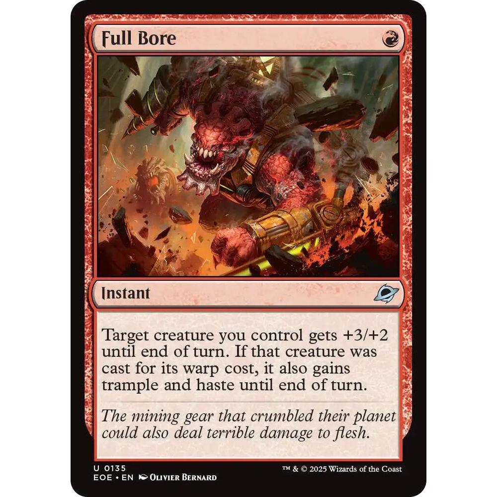 Magic the Gathering - Full Bore - MTG Red - EOE - NM (_RAS) | Shopee ...