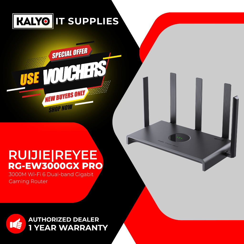 Ruijie | Reyee RG-EW3000GX PRO AX3000 Dual WAN Wi-Fi 6 Dual-band ...