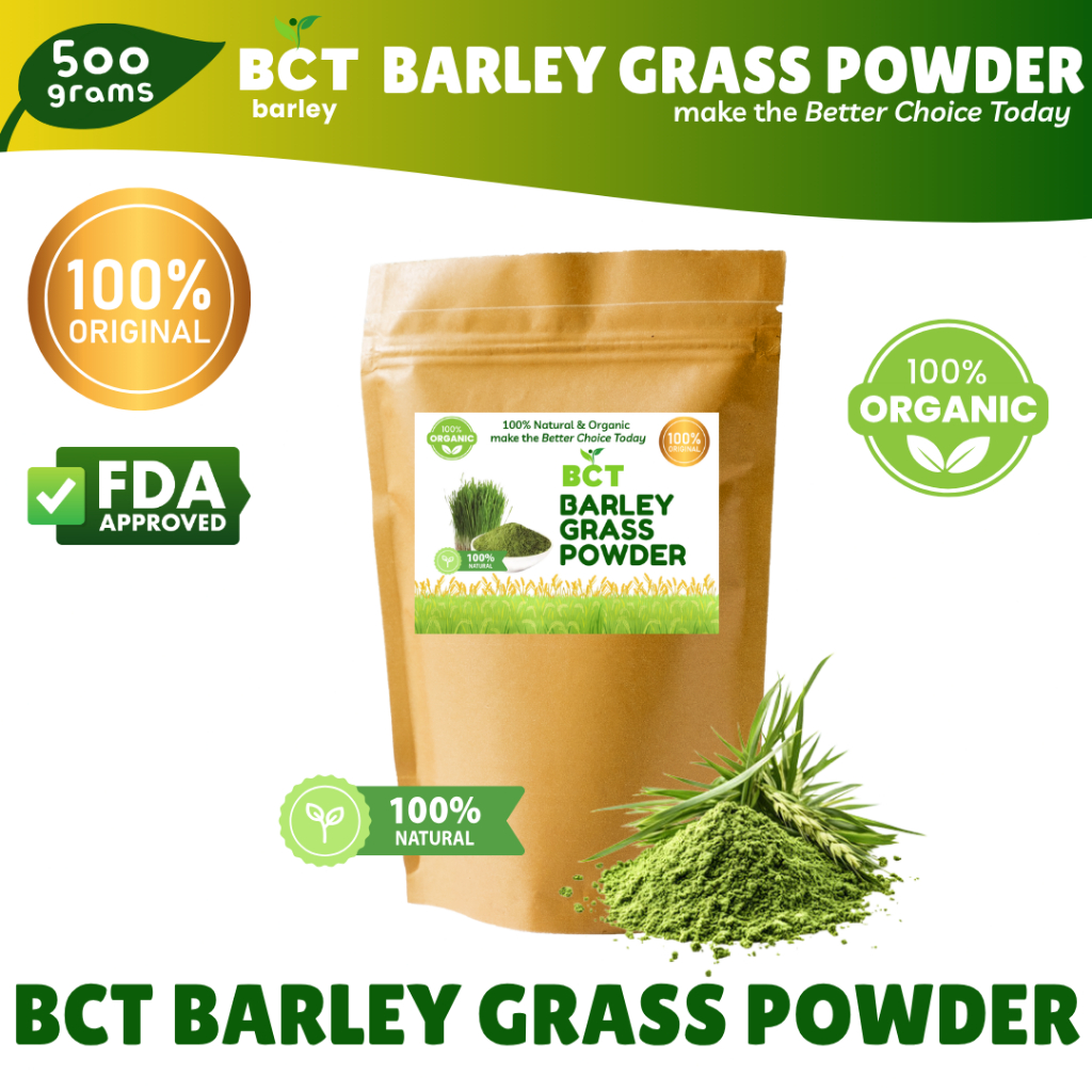 Miracle Superfood BCT Barley Grass Powder for Slimming Detox Immunity ...
