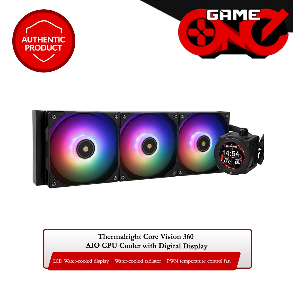 Thermalright Core Vision 360 AIO CPU Cooler with Digital Display ...