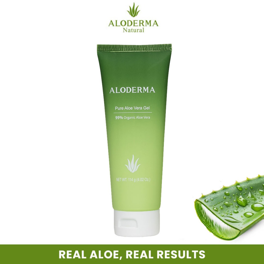 ALODERMA Pure Aloe Vera Gel – 99% Organic Aloe for Soothing, Hydrating ...