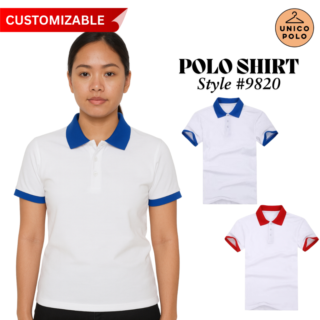 Women’s Combination Polo Shirt (Stock No. 9820) School Church Company ...