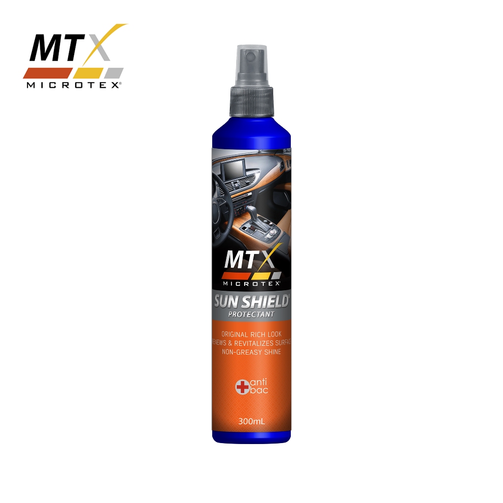 Microtex SunShield Protectant 300ml Anti-Bacterial Car Interior Cleaner ...
