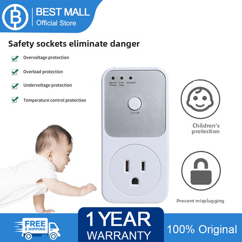 Automatic Refrigerator Voltage Protector Socket Switch Power Surge ...