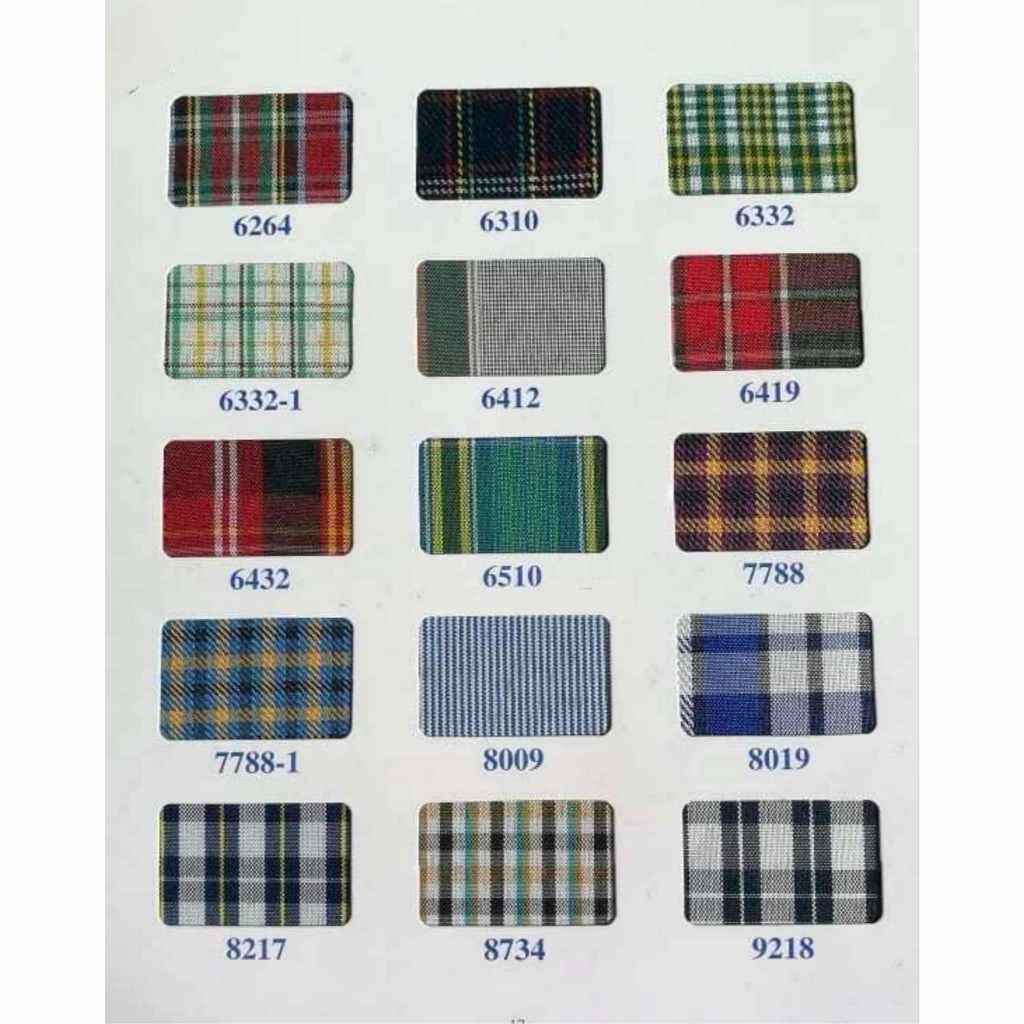 MULTI-COLOR CHECKERED OXFORD FABRIC FOR UNIFORM 60'INCHES WIDTH - SOLD ...