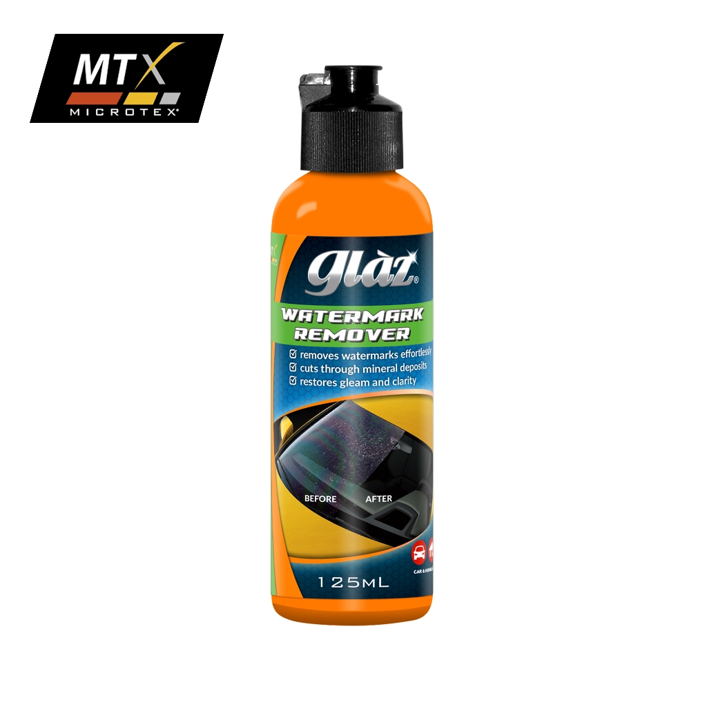 Microtex Glaz Water Marks Remover 125ml (Glass Cleaner, Acid Rain ...