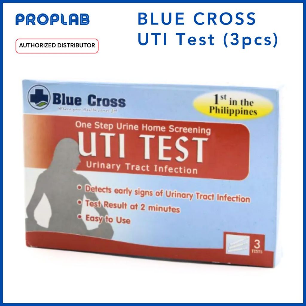 BLUE CROSS UTI TEST STRIPS (3PCS) | Urinary Tract Infection Kit Test ...