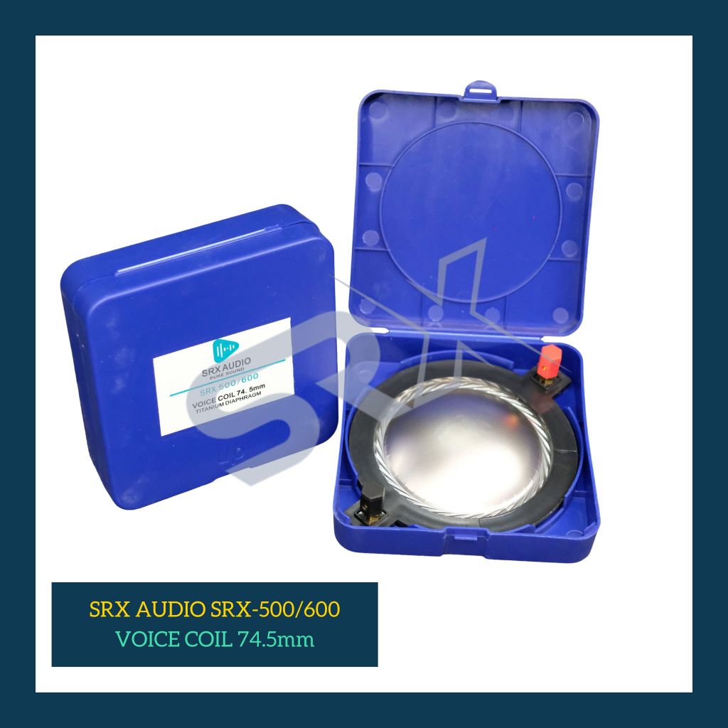 SRX 500/600 Audio Replacement Voice Coil Titanium Diaphragm CCAW 74.5mm ...