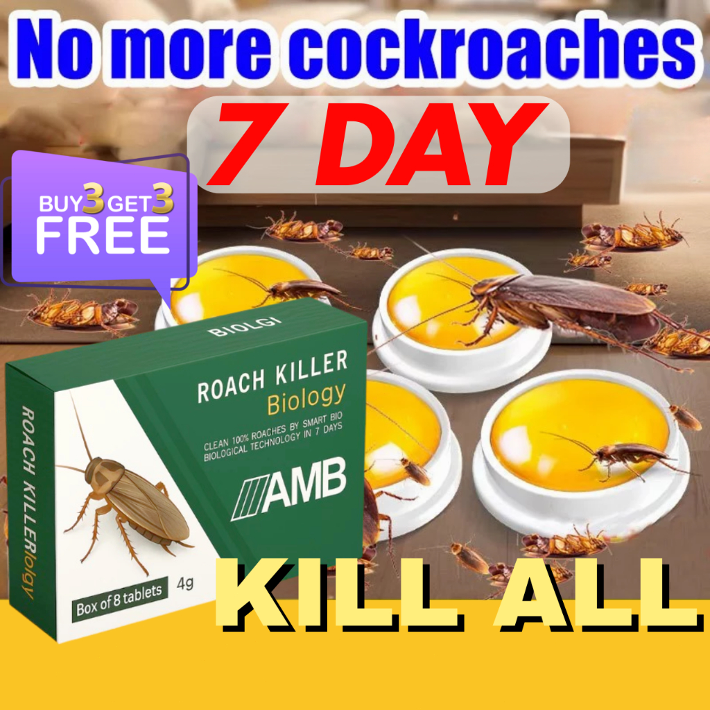 German Cockroach Killer Gel for Home, 7-Day Total Roach Elimination ...