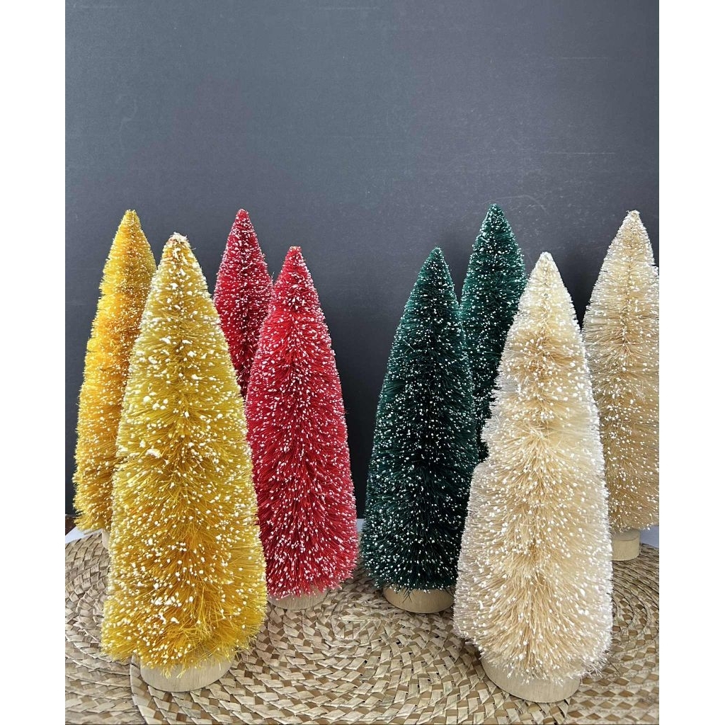 Native Abaca Christmas Tree with Snow (SOLD PER PC) | Shopee Philippines