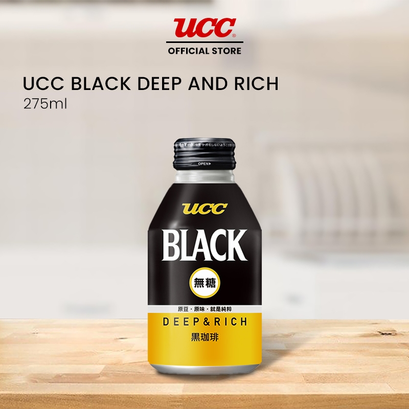UCC Black Deep and Rich 275ml | Shopee Philippines