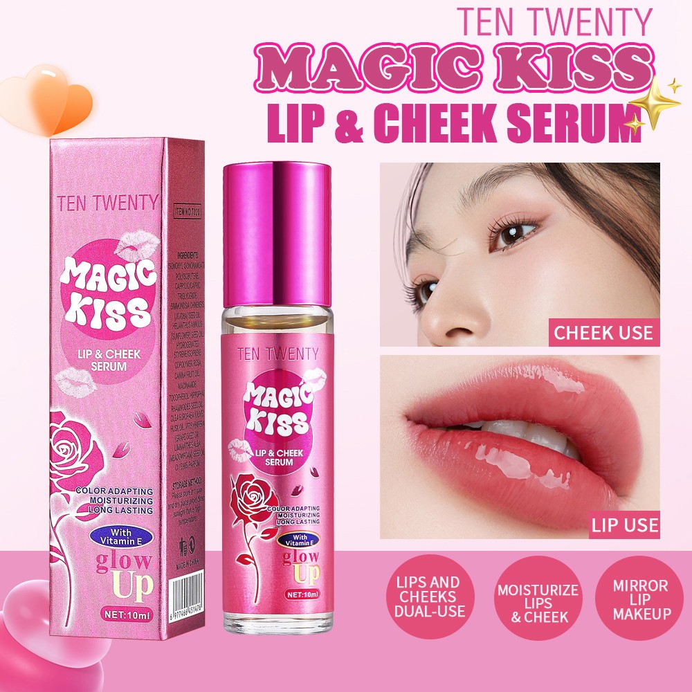 TEN TWENTY 2 in 1 Magic Color Change Cheek Lip Tint Long Lasting ...