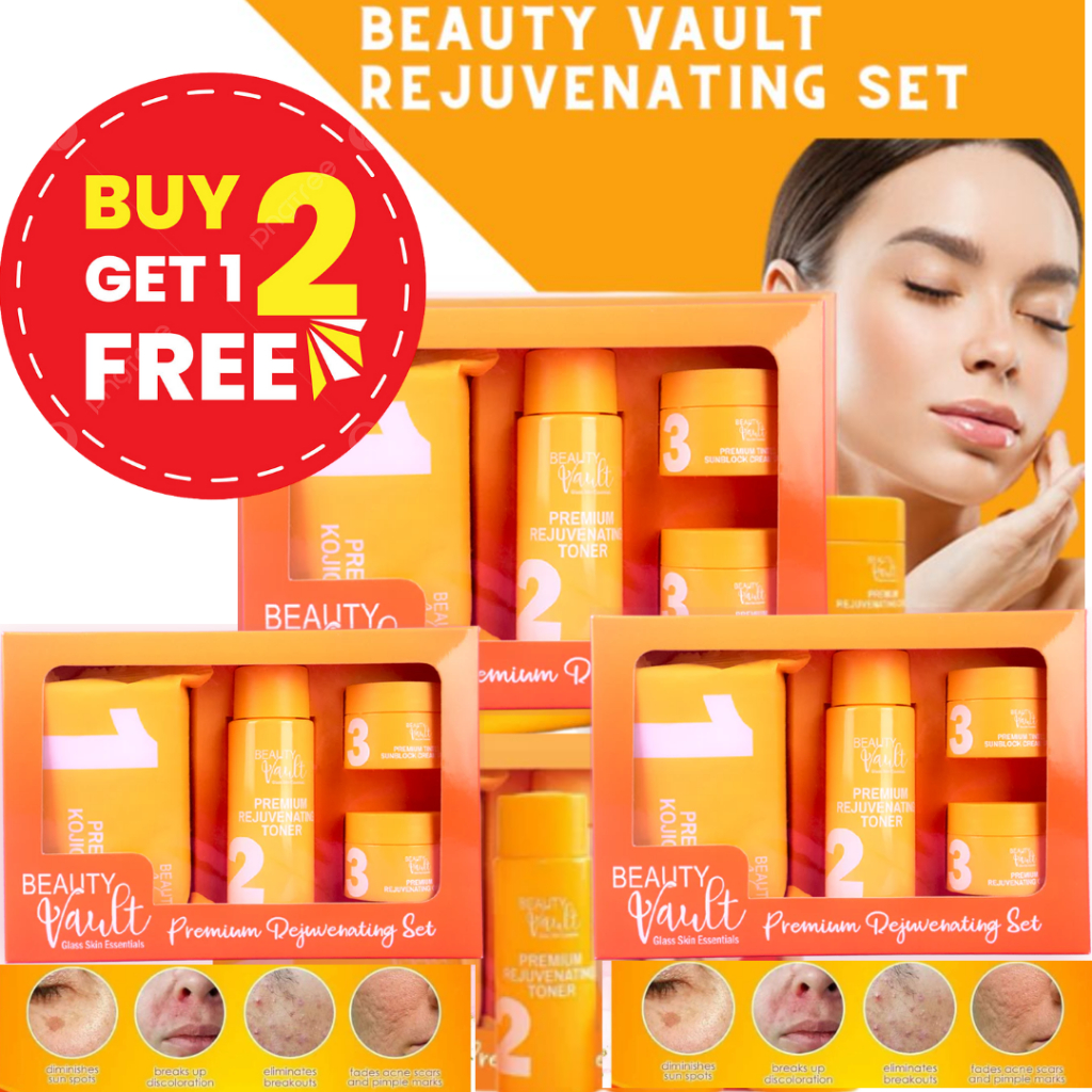 Original Beauty Vault Premium Rejuvenating Set – Complete Skincare Kit ...