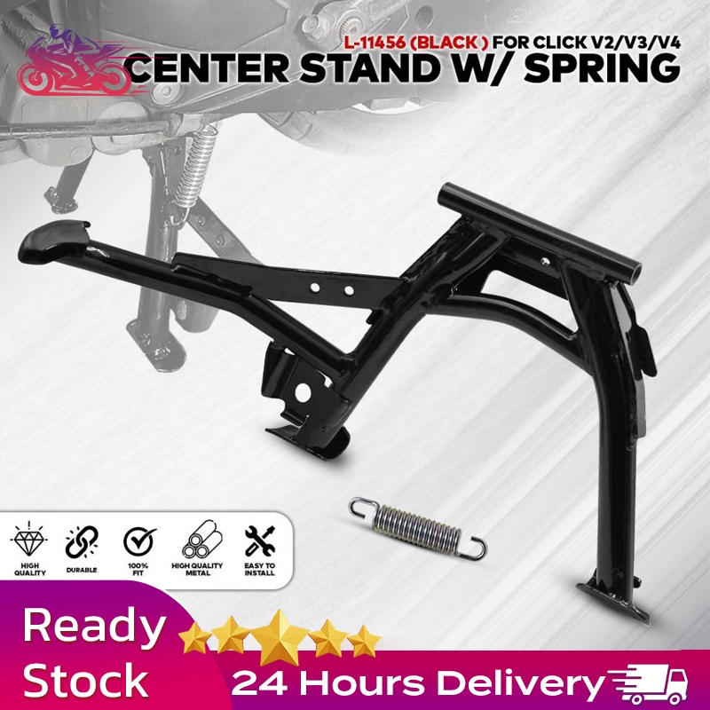 CLICK V2 / CLICK V3 / CLICK V4 CENTER STAND WITH SPRING L-11456 BLACK ...