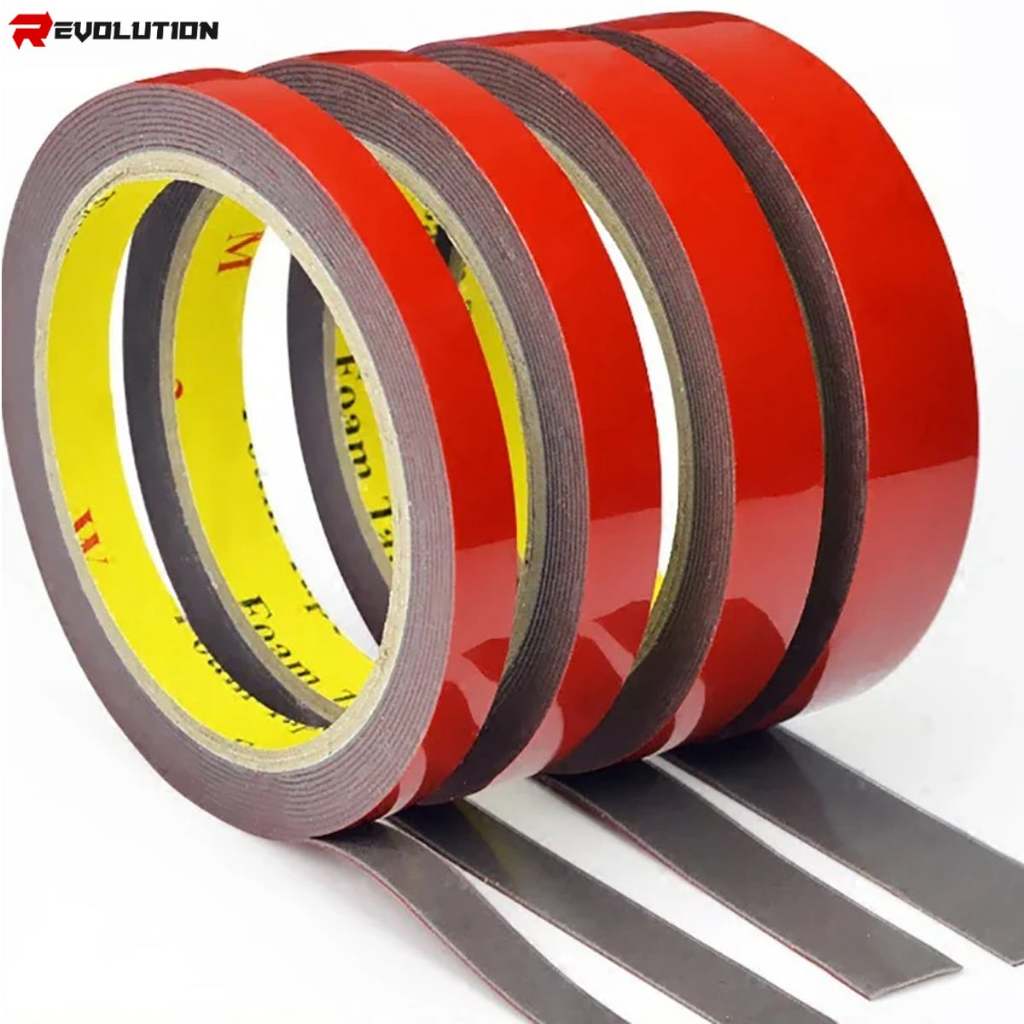 REVO 3M Strong Permanent Double Sided Super Sticky Foam Tape Roll For ...