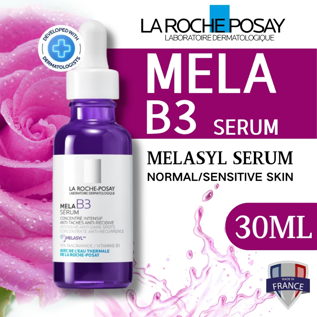 La Roche Posay Mela B3 Pure Niacinamide 10 Serum - Lightens Dark Spots ...