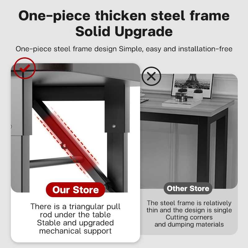 Foldable Table Desk Multipurpose Dining/Computer Study Table Office ...