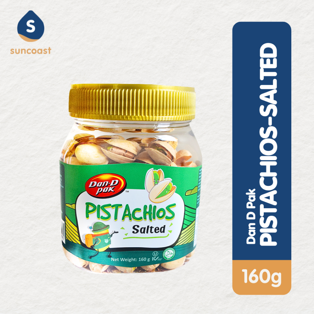 Dan D Pak Pistachios Salted 160g | Premium Nuts | Shopee Philippines
