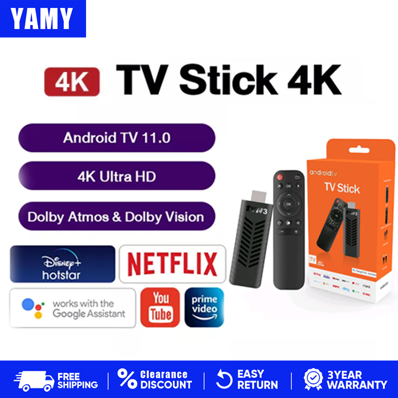 YAMY Android TV box TV Stick Smart Chromecast Android 12.0 with WiFi 2.4/5GB 8+128GB 4K/8K ...