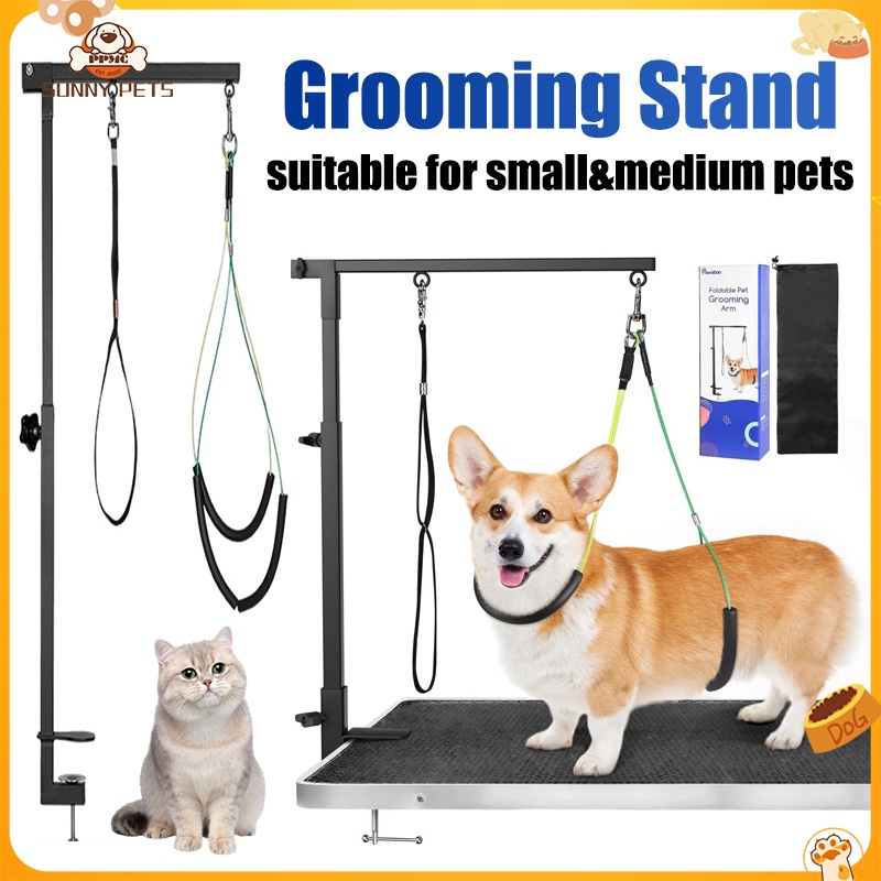 Pet Dog/Cat Grooming Stand Foldable Grooming Table Hook Stand Bath ...