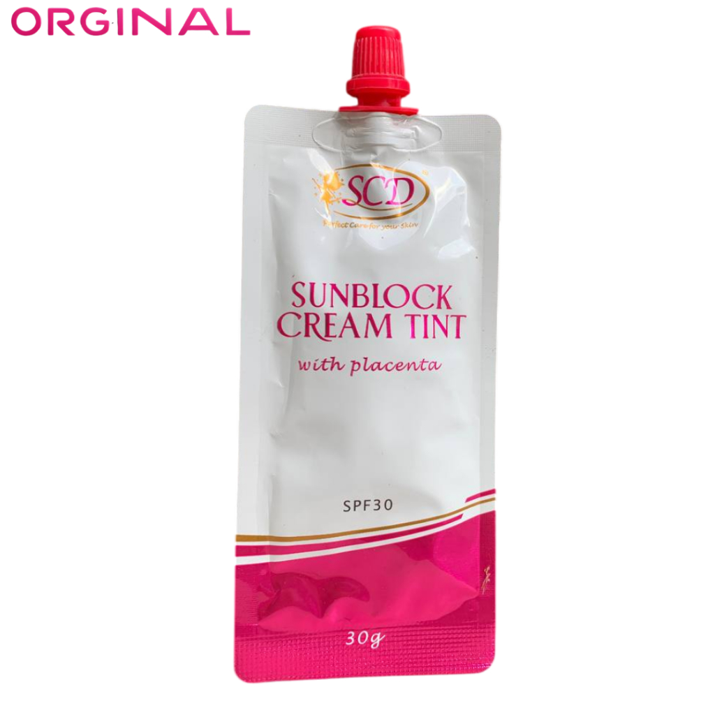 scd sunblock cream tint with placenta 30G | Shopee Philippines