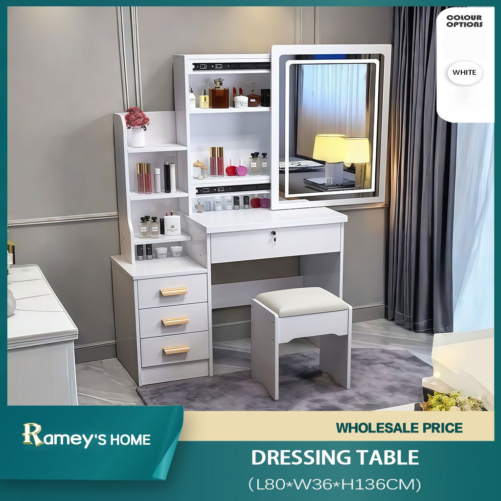 RAMEY Dressing Table Vanity Table Home Makeup Table | Shopee Philippines