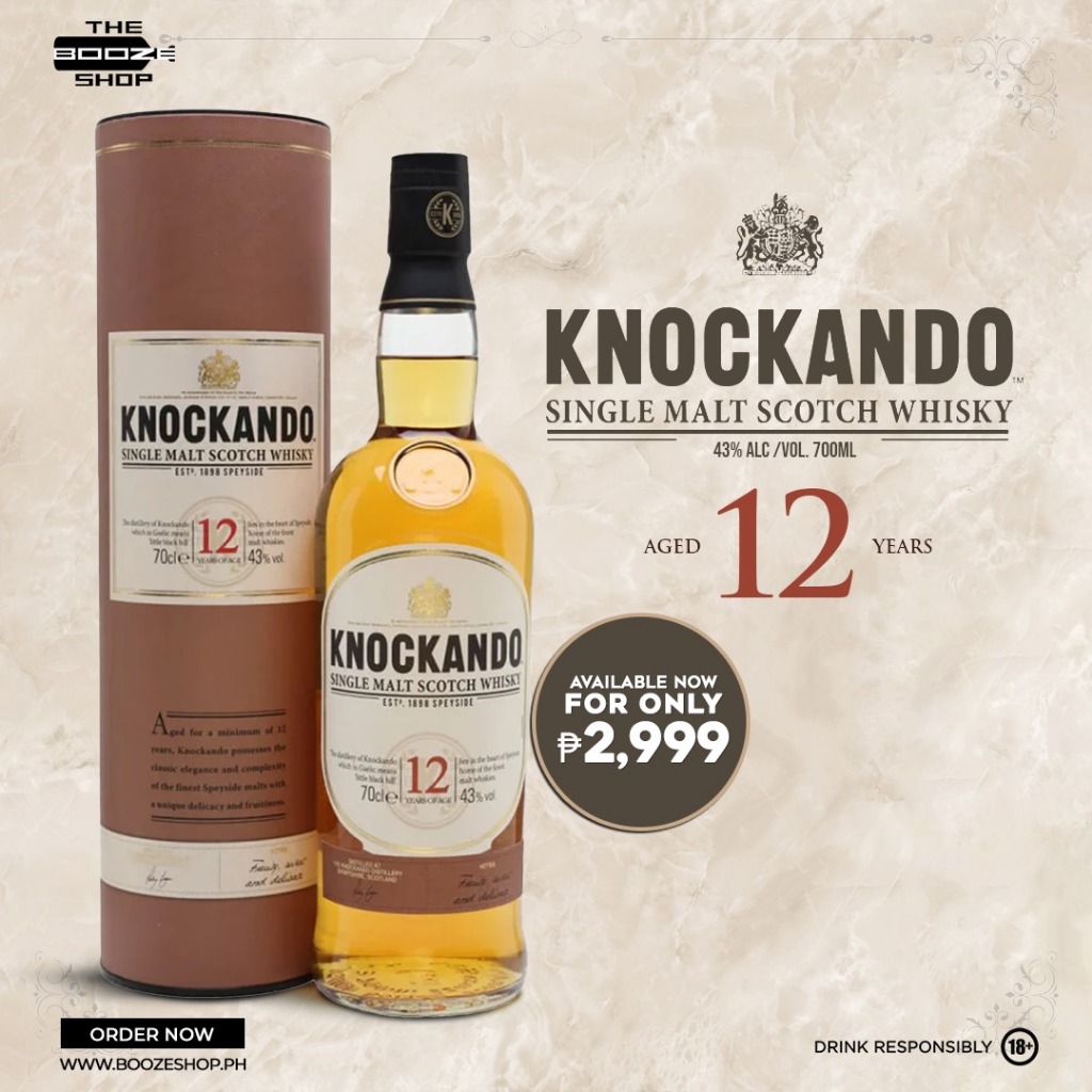 Knockando 12yo Whisky 700ml | Shopee Philippines