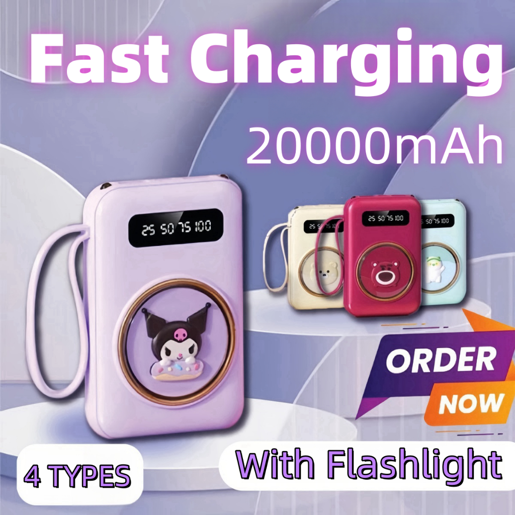 Original Portable Mini Powerbank Fast Charger Slim Type c Power Bank ...