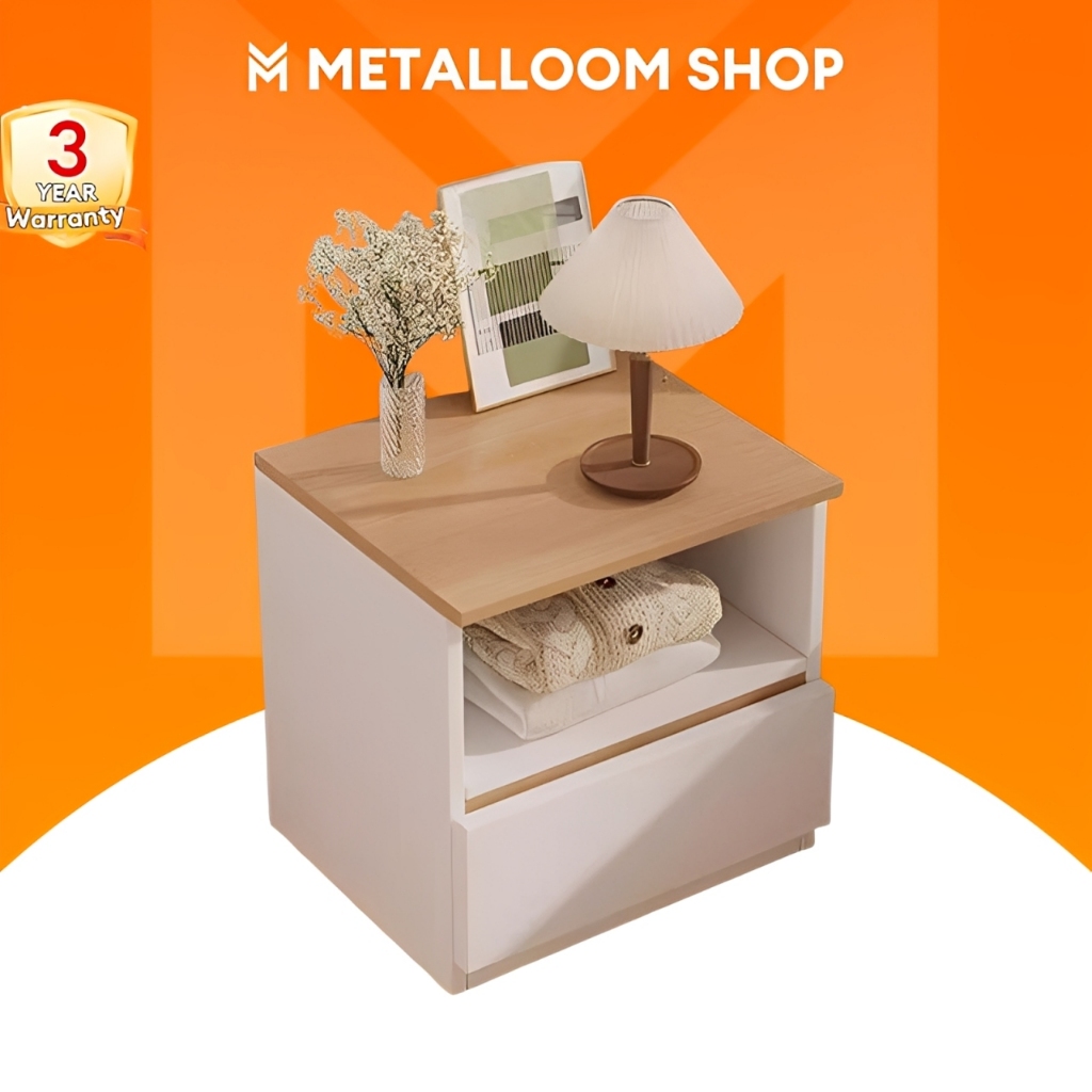 【Moisture-Proof】Bedside Table With Drawers Modern Side Table Nightstand ...