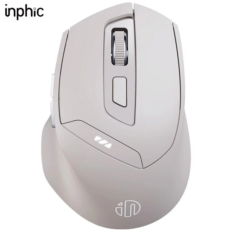 Inphic DR6 Bluetooth Wireless Mouse Rechargeable Silent Ergonomic ...