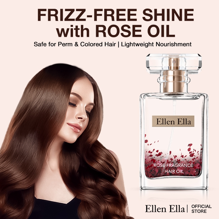 Ellen Ella Hair Oil Mist For Frizzy Hair 50ml Hair Rose Fragrance ...
