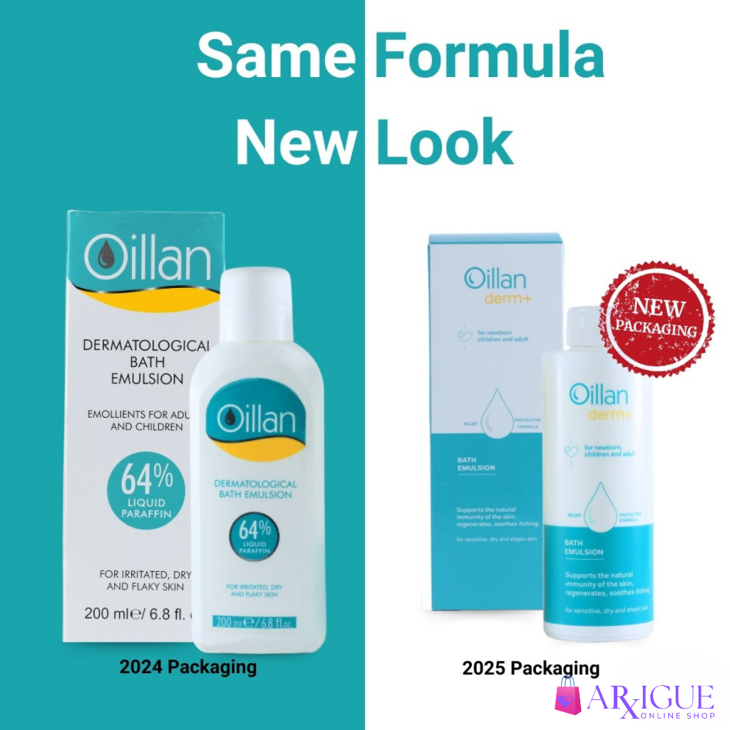 OILLAN DERMplus BATH EMULSION 200ML | Shopee Philippines
